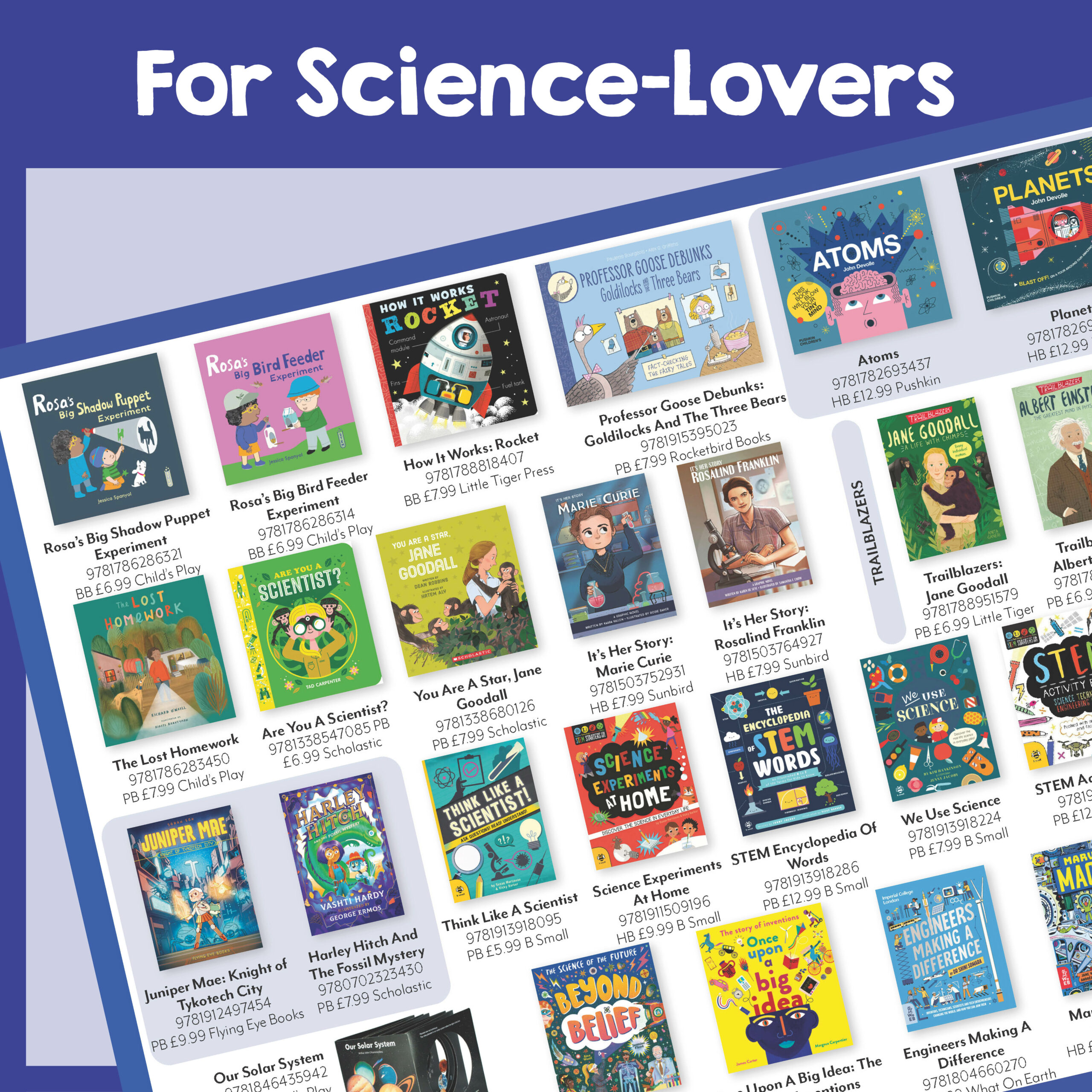 Science-Themed Titles – Bounce Sales & Marketing Ltd.