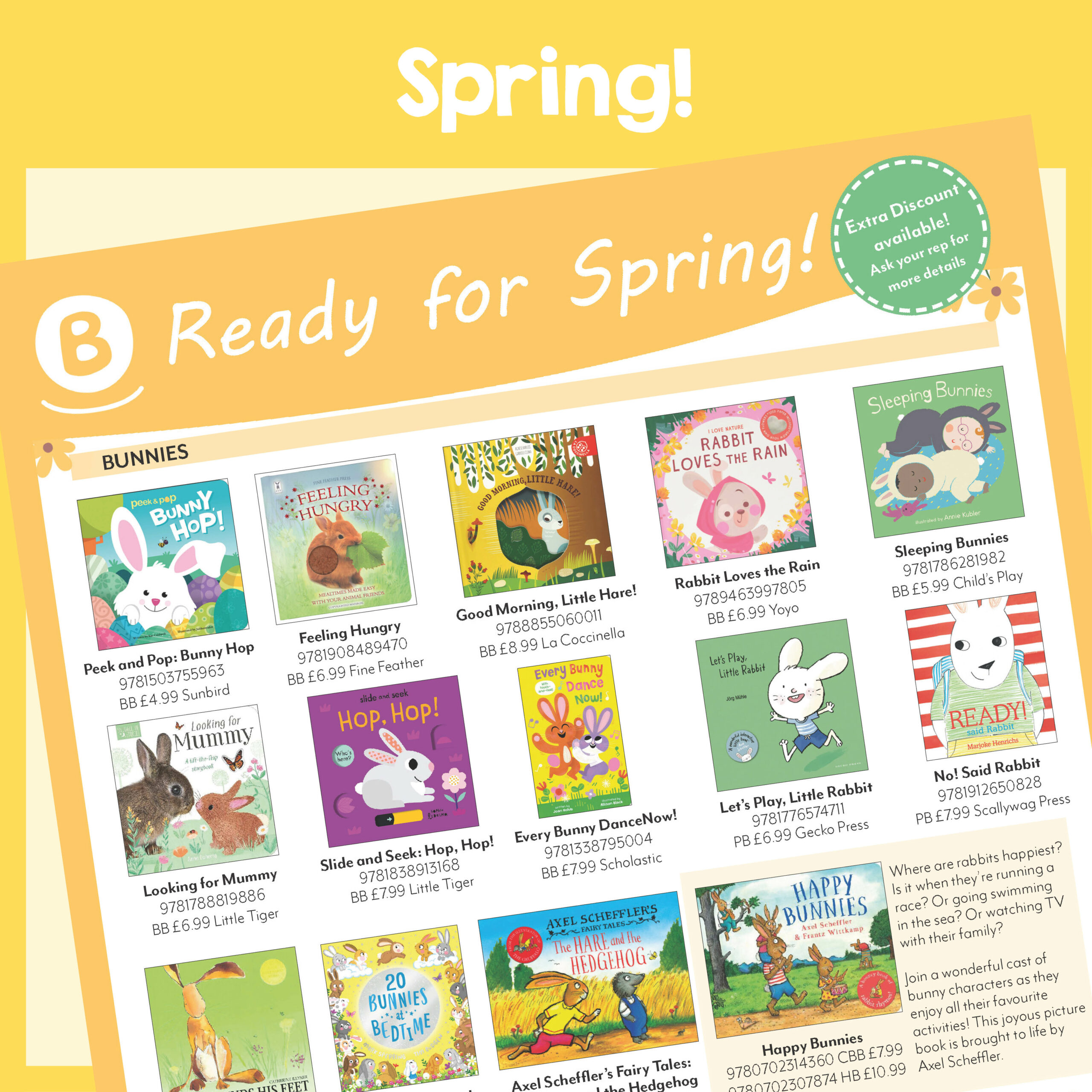 Selections for Spring – Bounce Sales & Marketing Ltd.