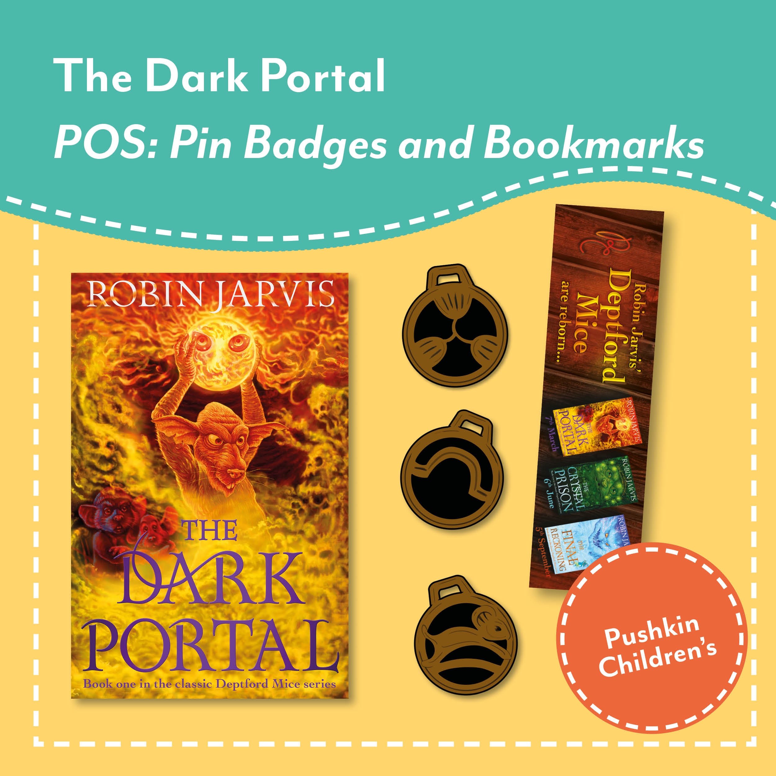 The Dark Portal- Pin Badges and Bookmarks – Bounce Sales & Marketing Ltd.