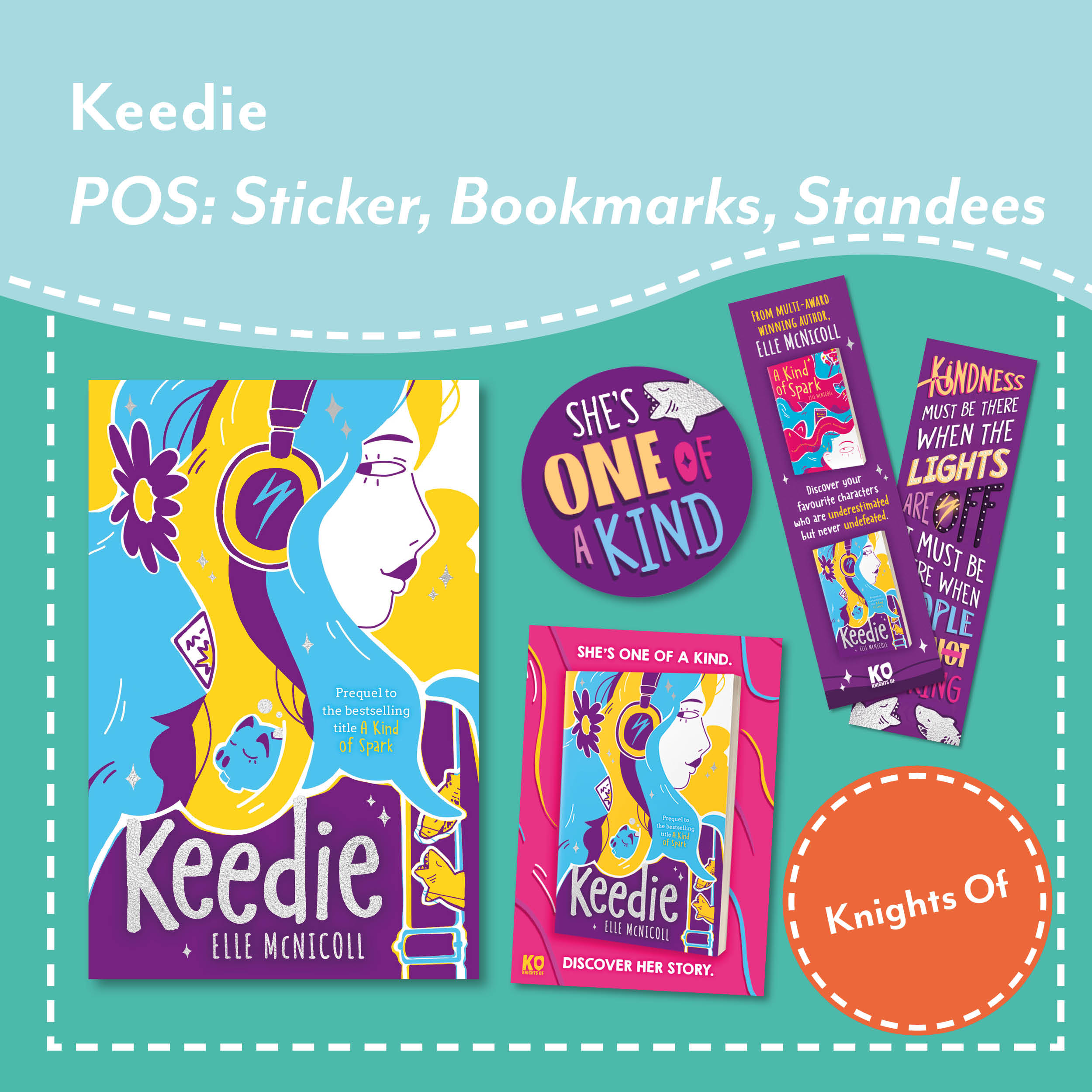 Keedie: Stickers, Bookmarks, Standees – Bounce Sales & Marketing Ltd.