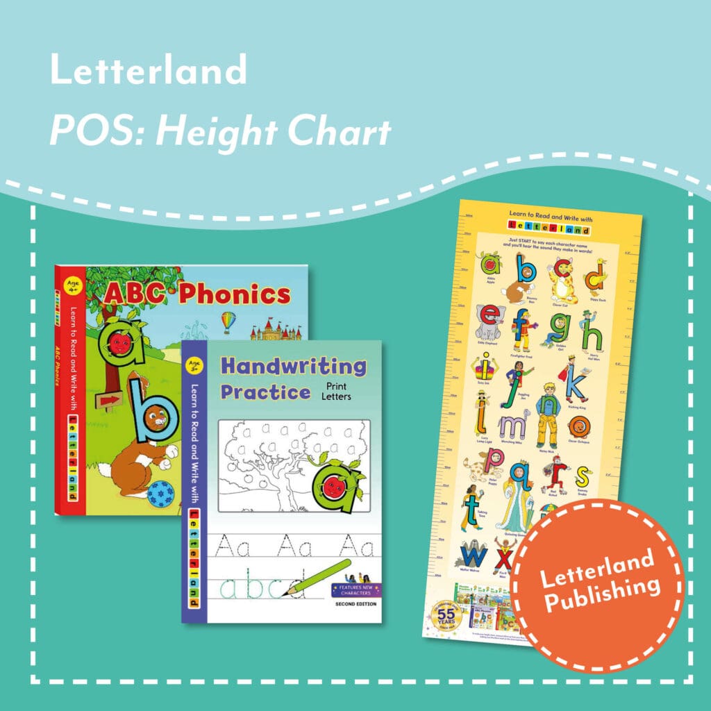 Letterland Height Chart – Bounce Sales & Marketing Ltd.