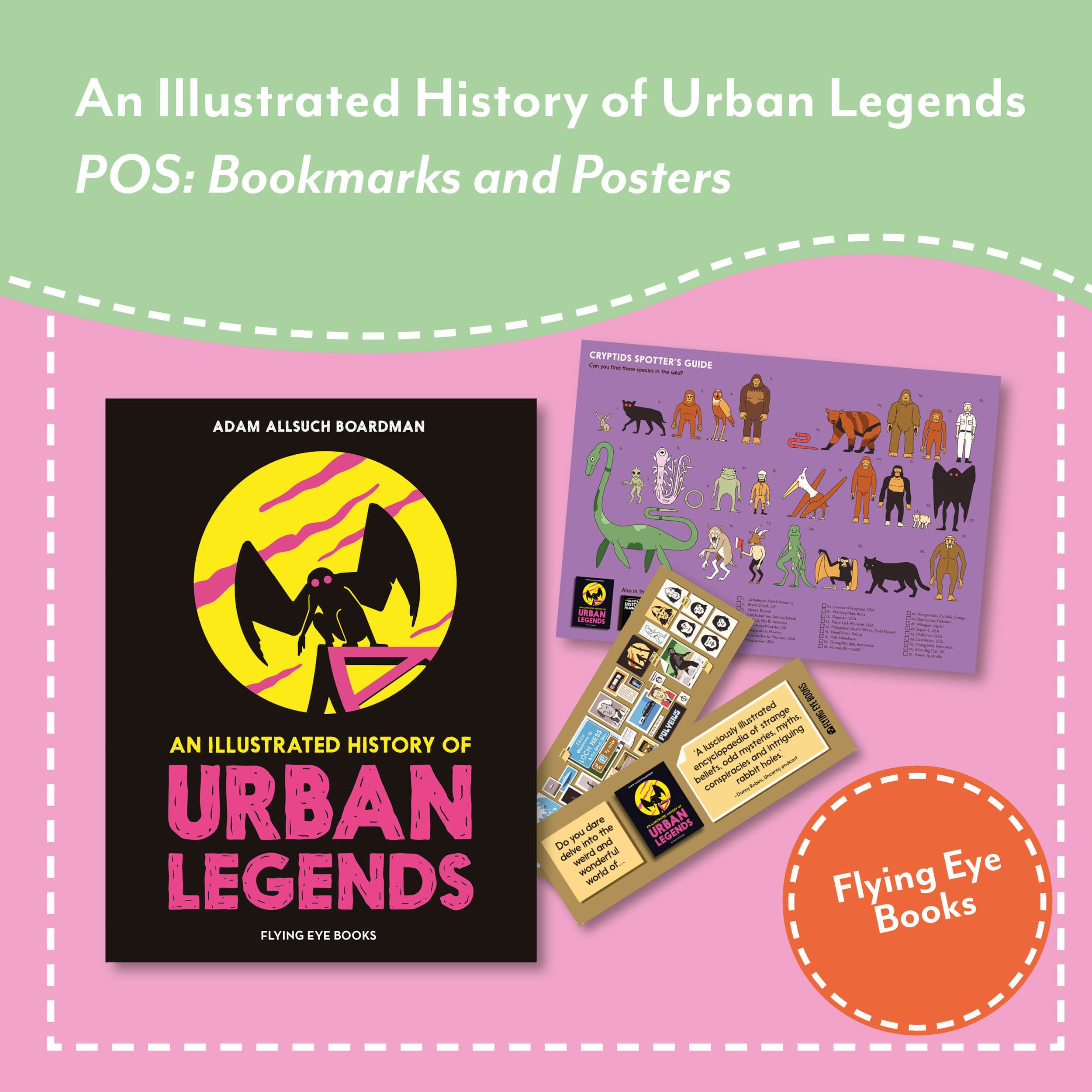 The Illustrated History of Urban Legends Bookmarks and Posters – Bounce ...